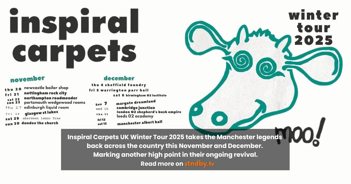 Inspiral Carpets UK Winter Tour 2025
