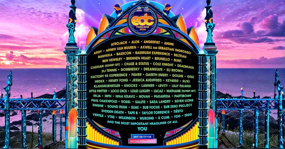 EDC Thailand 2026: Phuket's Electric Sky